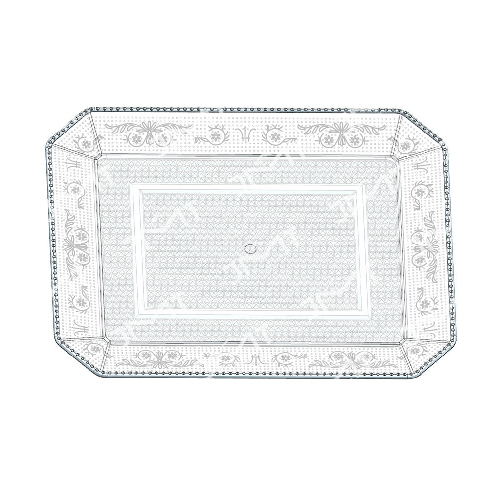 Plastic square retro patterned food plate mould | by jmtmold | Medium