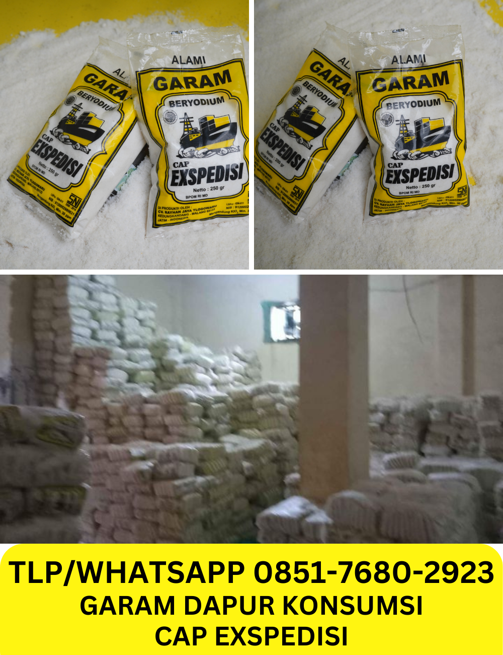 TLP/WA 0851–7680–2923, Jual Garam kasar dan halus Kepulauan Mentawai ...