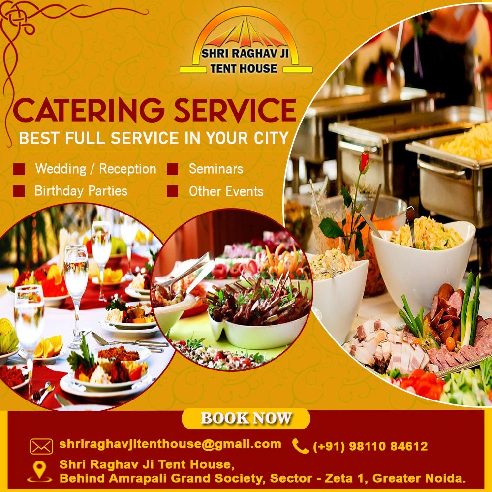 Top Catering Services in Noida - Shri Raghav Ji Tent House - Medium