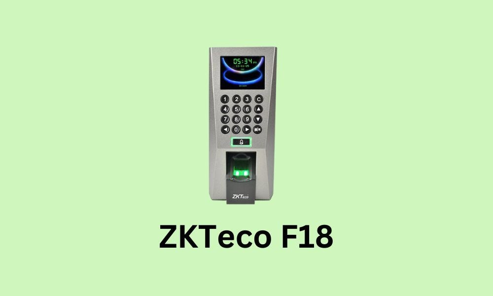 ZKTeco F18 Full Review. ZKTeco F18 is a popular biometric… | by David Alderson | Medium