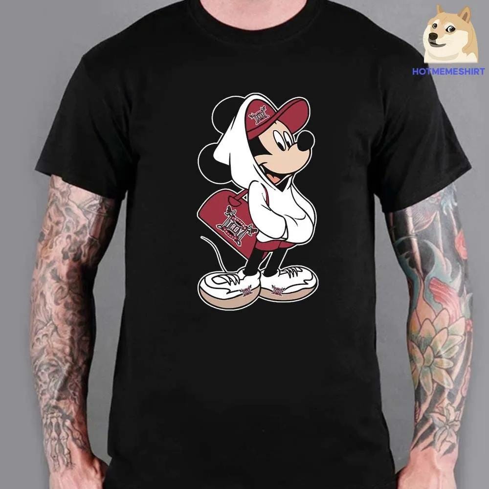 NCAA Troy Trojans X Disney Mickey Mouse T-Shirt | by Elaine Barbeau ...