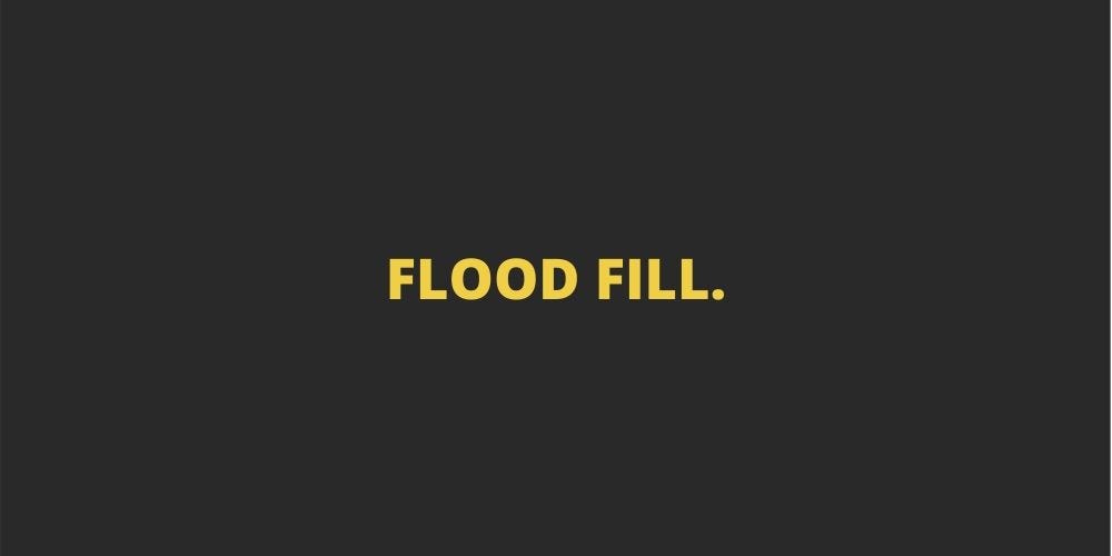 Coding Question #2: Flood Fill. Question: Given an image represented by ...