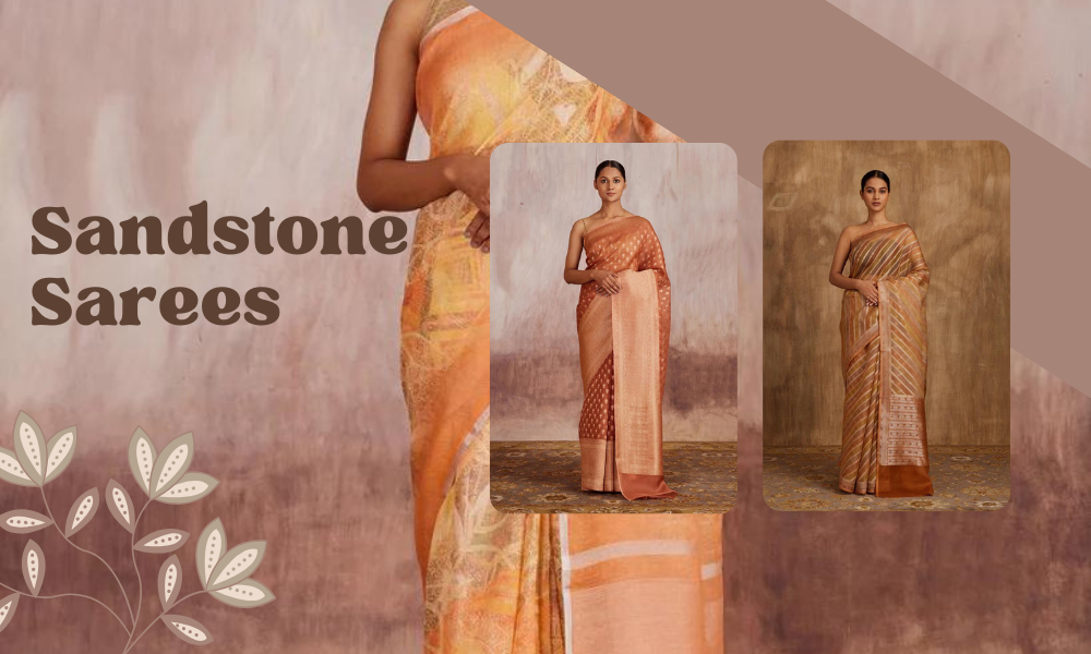 Soothing Sandstone Sarees: Timeless Elegance | by Veer Singh | Apr ...