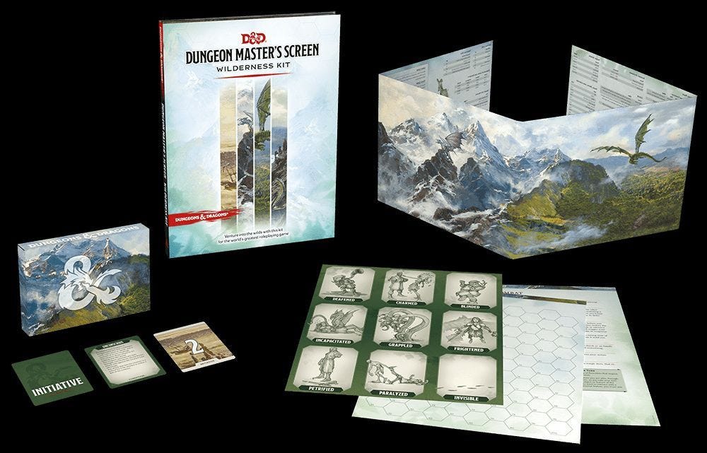 Dungeons & Dragons Dungeon Master’s Screen Wilderness Kit (D&d ...