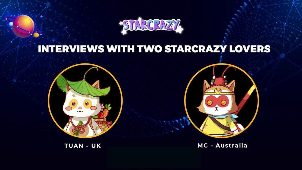 Interviews with Two StarCrazy Lovers | by crypto_gal01 | Aug, 2023 | Medium