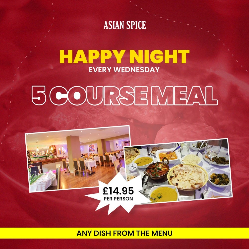 Spice up your Wednesday nights with a touch of happiness! Join us at ...