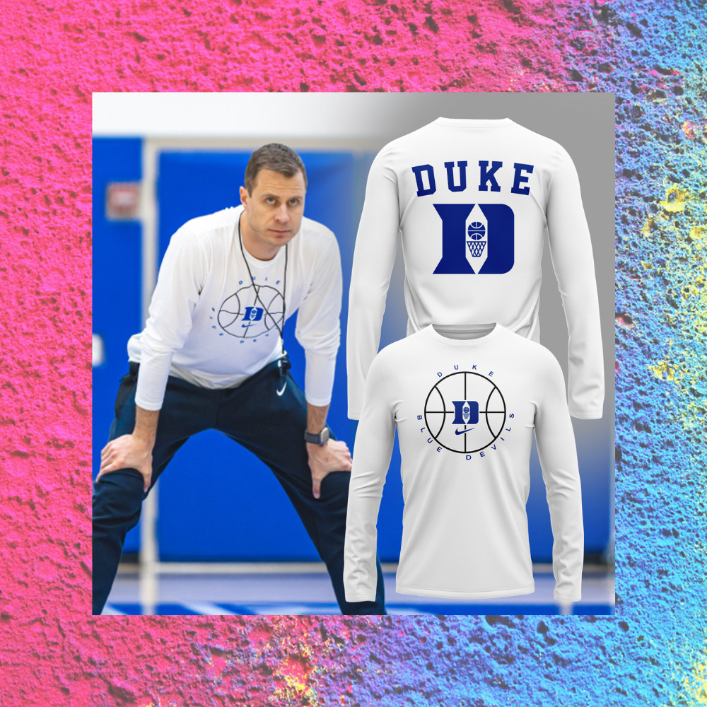 Jon Scheyer Duke Blue Devils men’s basketball Longsleeve - Boxboxshirt ...