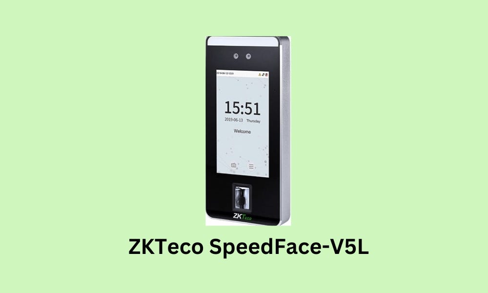 ZKTeco SpeedFace-V5L Full Review. ZKTeco SpeedFace-V5L is a facial… | by David Alderson | Medium