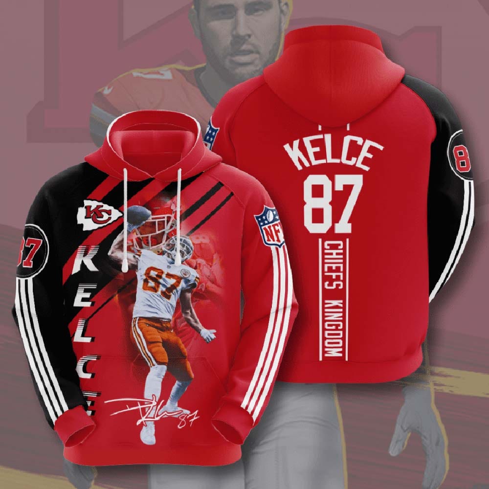 Kansas City Chiefs Travis Kelce 3D Hoodie Gifts For Kc Chiefs Fans | by ...