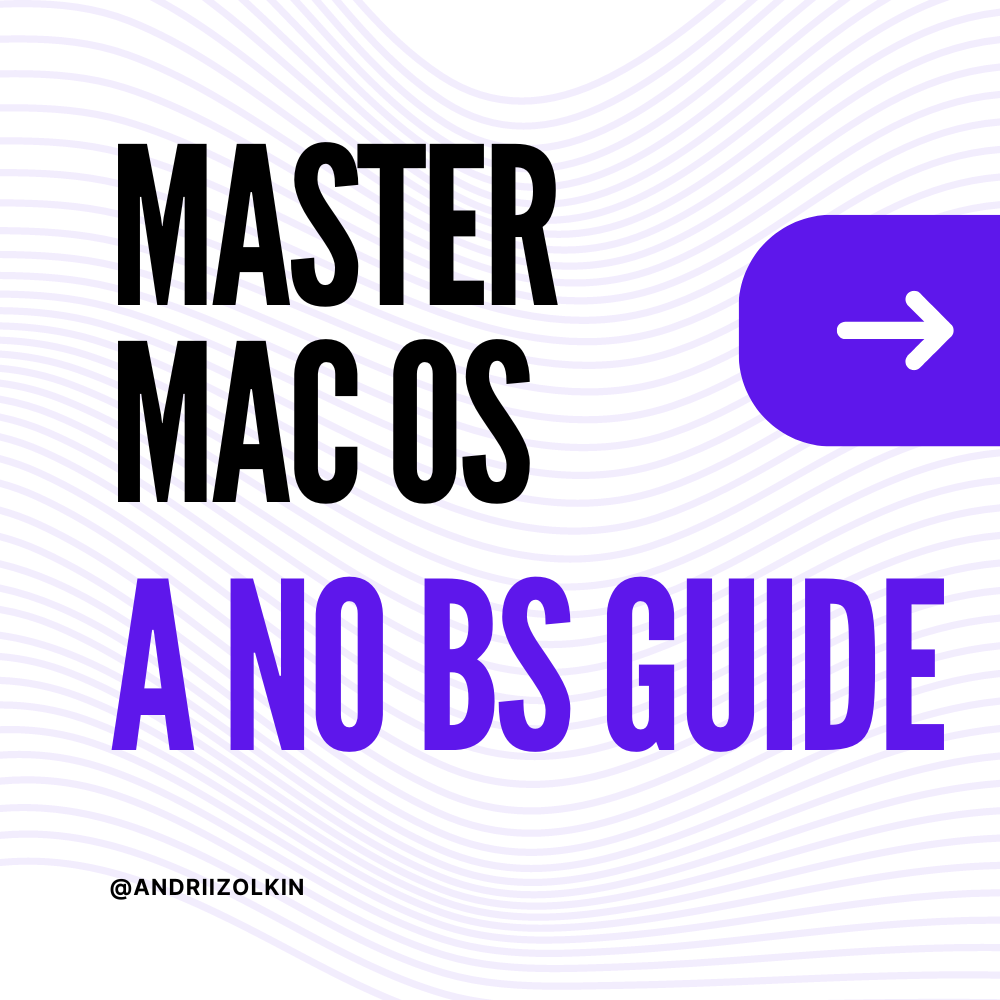 Productivity in macOS. The only guide you’ll ever need. | by Andrii ...