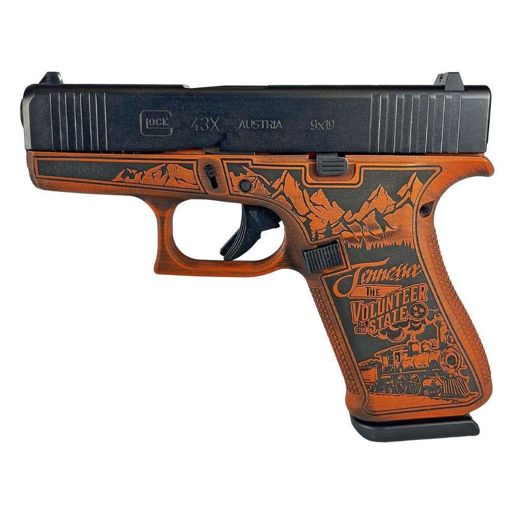 GLOCK 43X FS 9MM PISTOL USA TENNESSEE ORANGE - Robert Miller - Medium