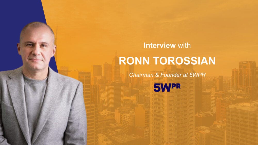 Martech Interview with Ronn Torossian on Crisis Communications | by ...
