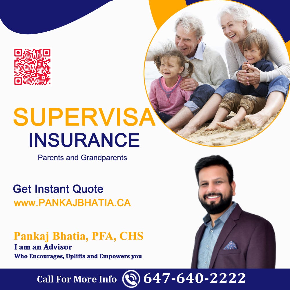 Get Super Visa Insurance in Mississauga! - Pankaj Bhatia - Medium