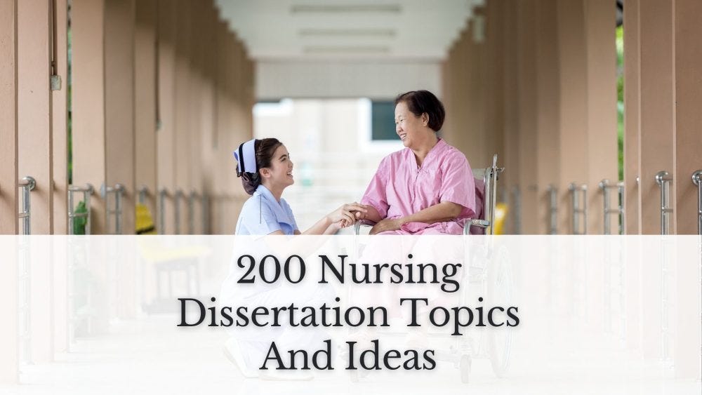 Pediatric Nursing Dissertation Topics | by Robert Gandell | Jul, 2024 ...