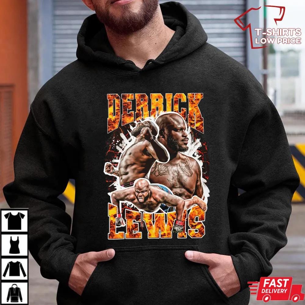 Derrick lewis T-Shirt | by Darcy Romero | Apr, 2024 | Medium