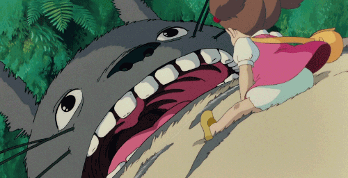 Totoro Mouth Open