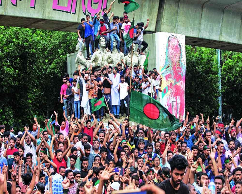 At least 100 killed in Bangladesh after Sheikh Hasina flees | by ...