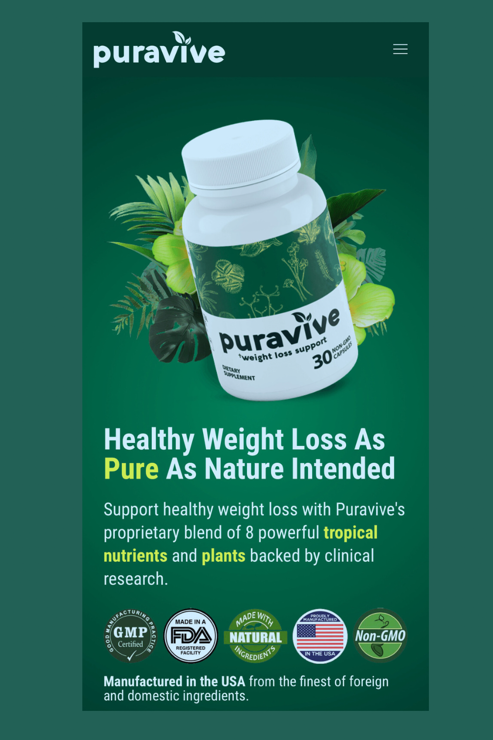 “PuraVive: Unveiling the Power of Nature for a Healthier You” | by ...
