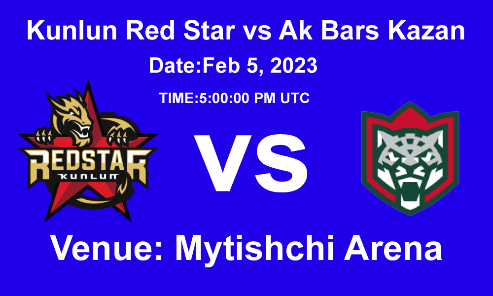 Kunlun Red Star vs Ak Bars Kazan. The Battle of China, in the KHL, has ...