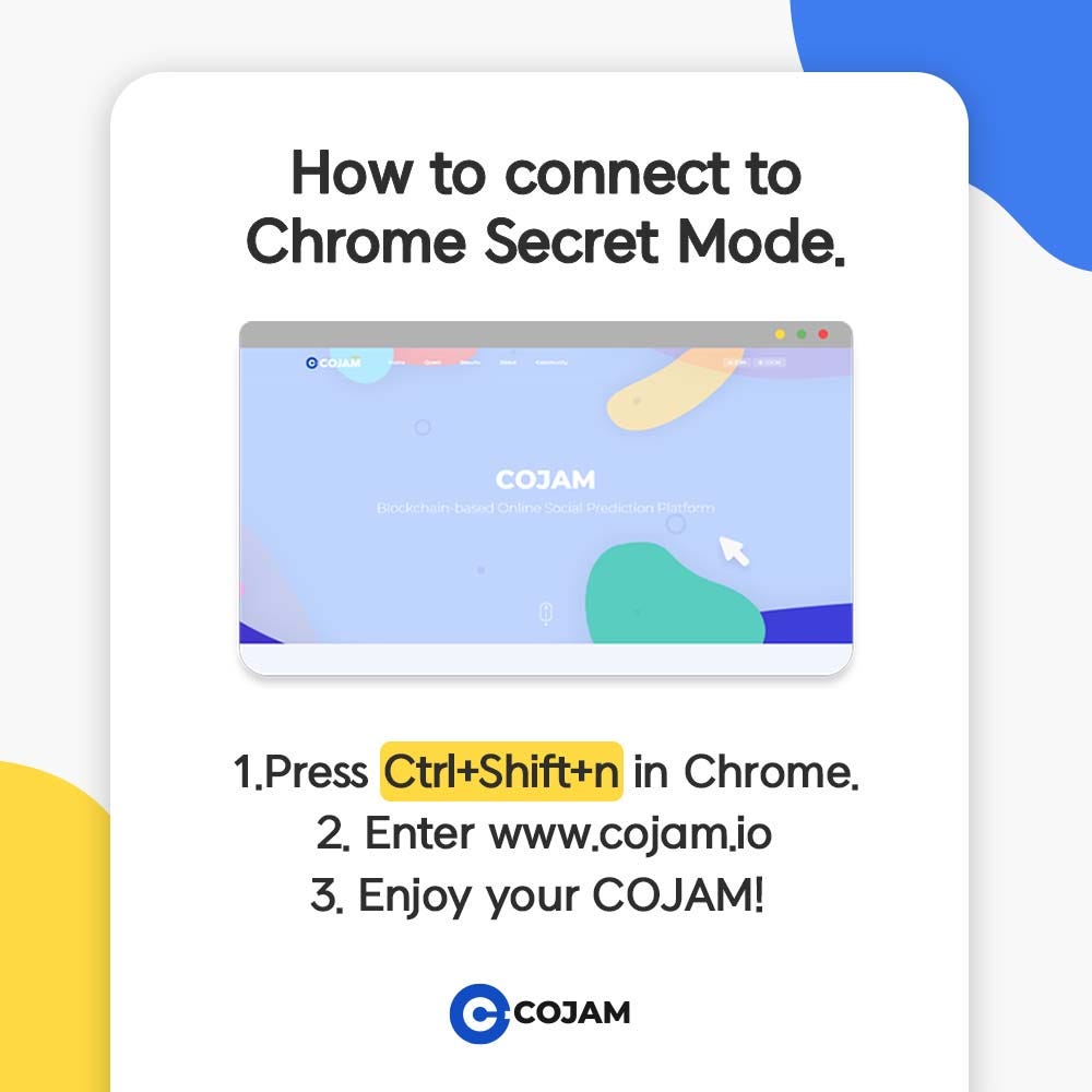 How to connect to Chrome Secret Mode. - COJAM_official - Medium