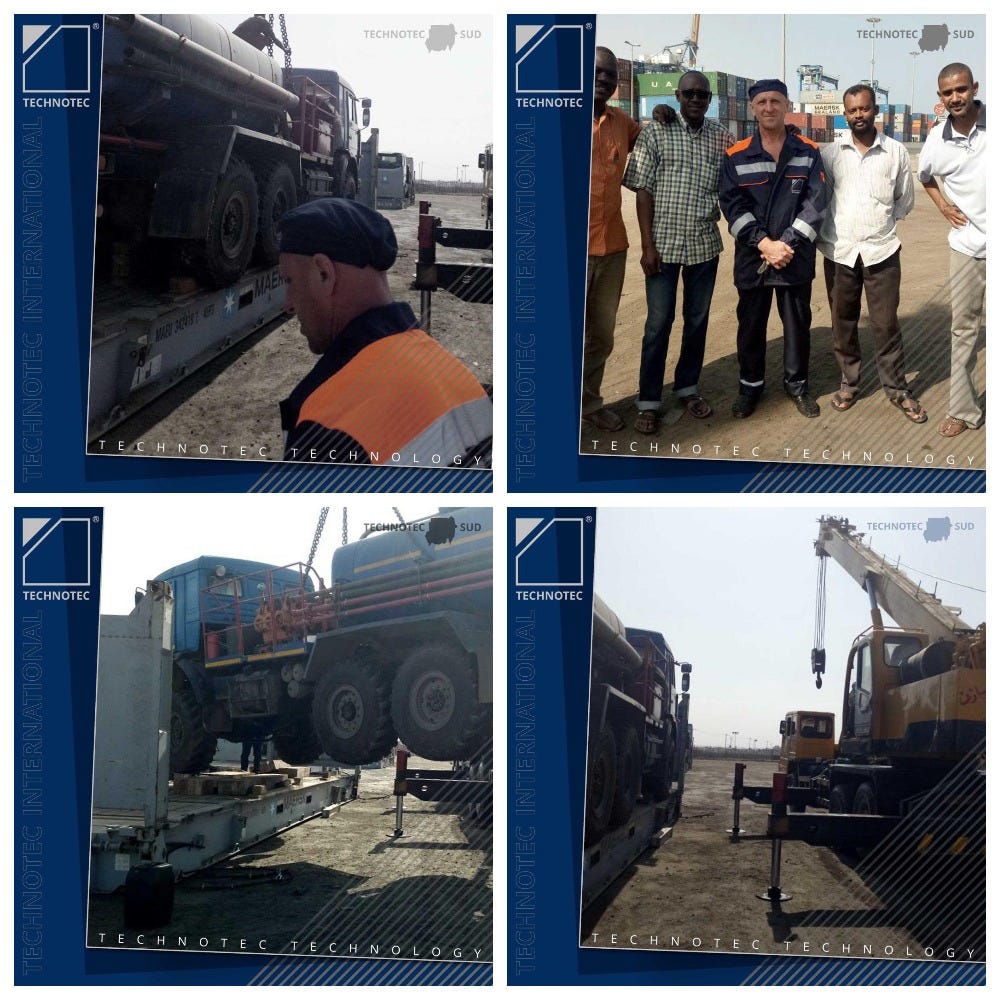 📌 TECHNOTEC Int. delivered special equipment to Sudan! | by TECHNOTEC ...