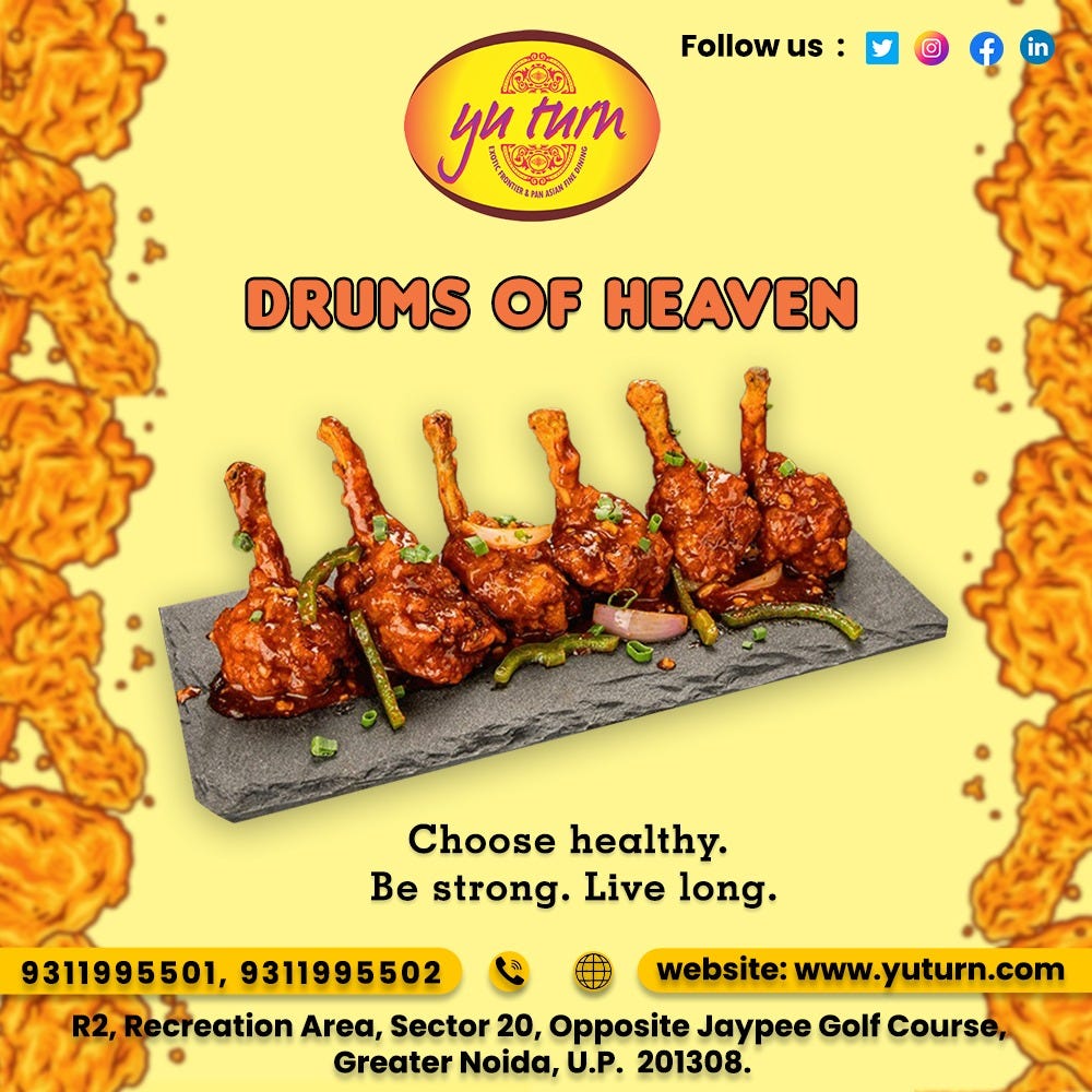 Best Chicken Lollipop - Yuturn Restaurant - Medium