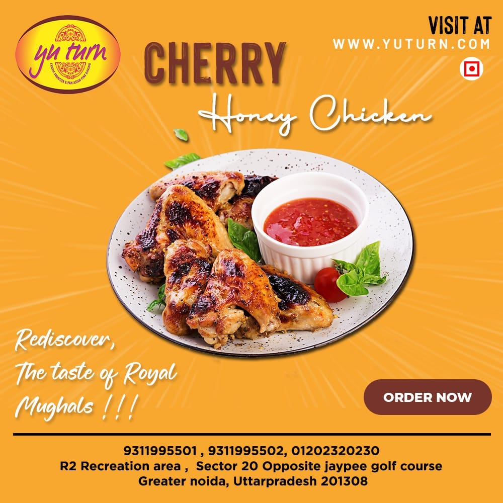 Cherry Honey Chicken — Yuturn - Yuturn Restaurant - Medium