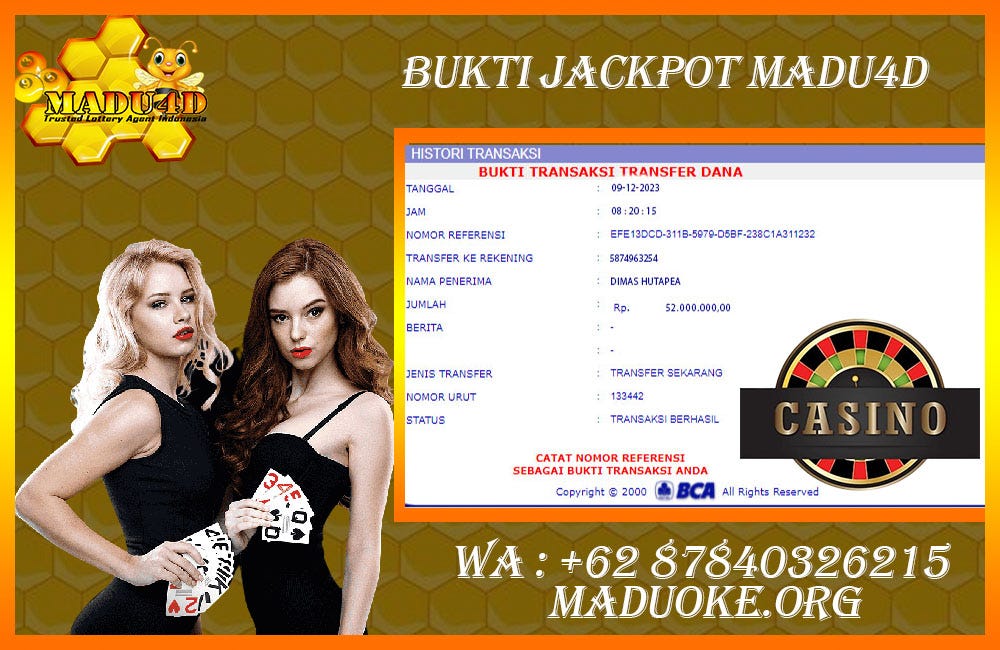 BUKTI JACKPOT SETIA MADU4D MADU4D- Isi Waktu Kosong Kamu dengan Bermain ...