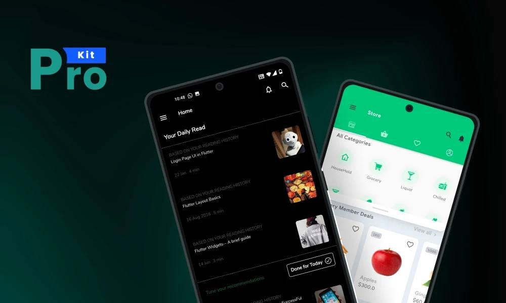 5+ Designed Flutter UI Kits to speed up coding hours - Iqonic Themes ...