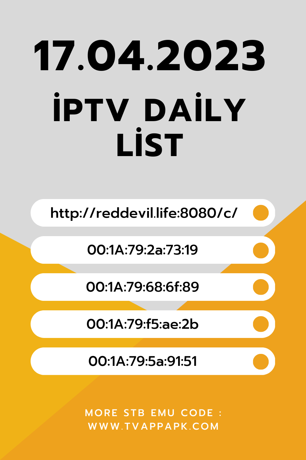 17.04.2023 İPTV M3U — STB EMU MAC CODE TVAPPAPK.COM - STB EMU MAC CODE 2023 - Medium