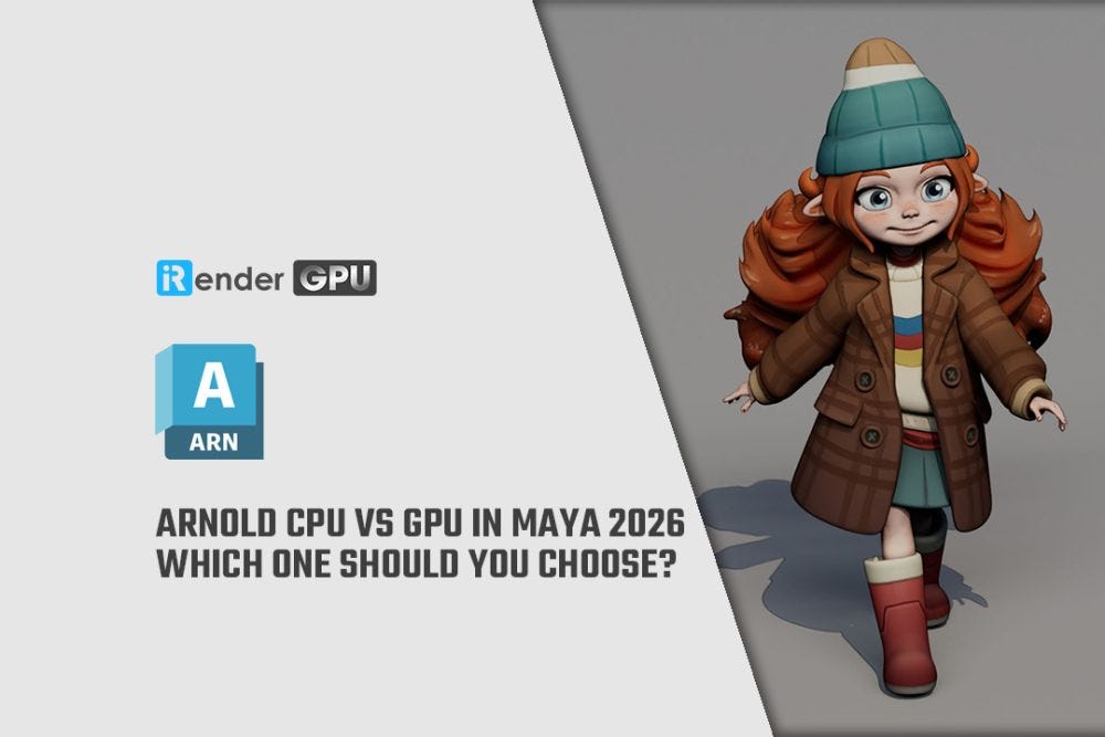Which Is Better for Rendering in Maya 2026: Arnold CPU or Arnold GPU ...
