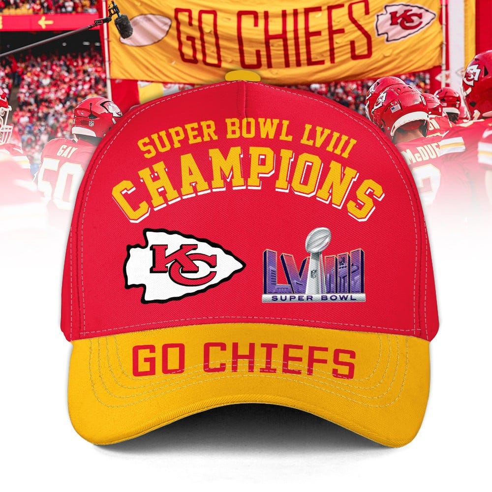 Kansas City Chiefs Champions Super Bowl LVIII Go Chiefs Cap | by ...
