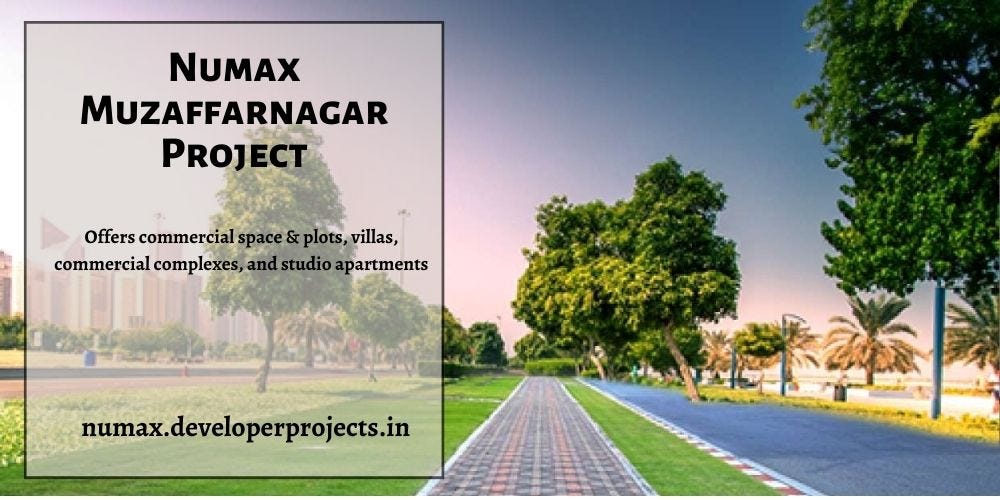 Numax Muzaffarnagar Project | Offers commercial & Plots, Villas, And Studio Apartments | by ...