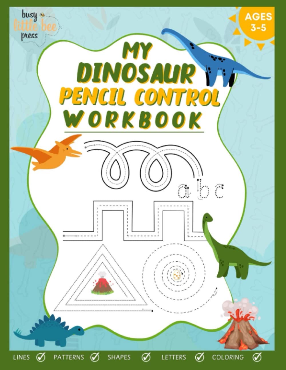 [READ]-My Dinosaur Pencil Control Workbook — Ages 3–5: First Preschool ...