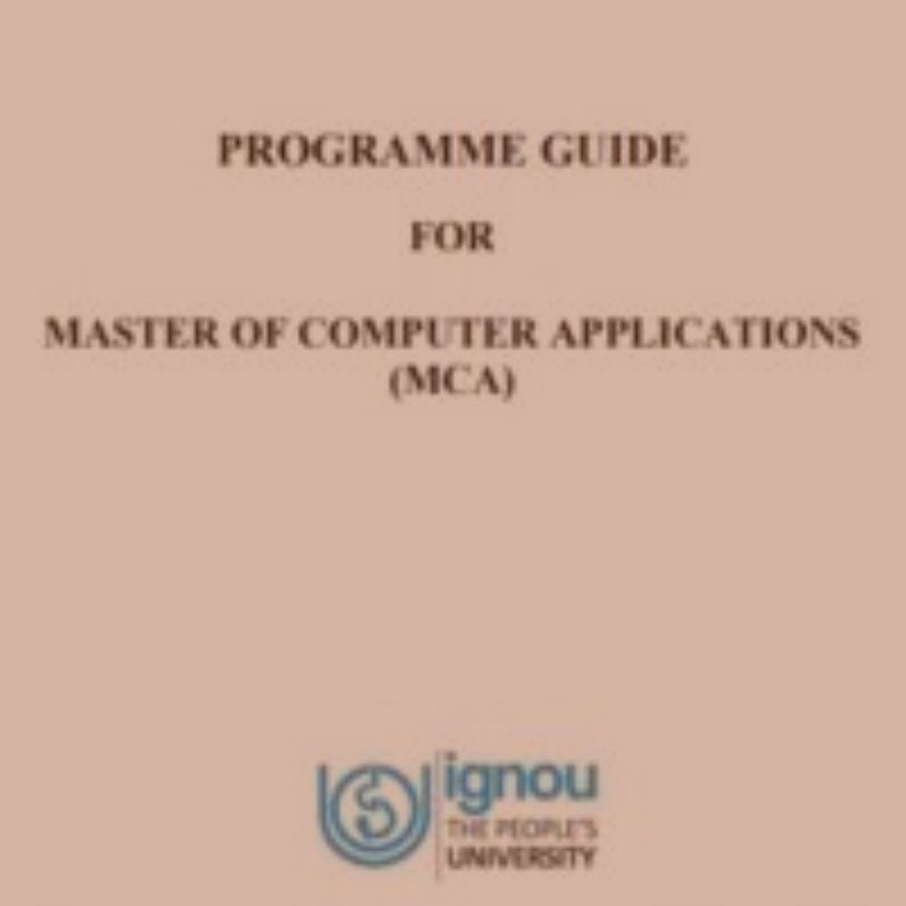 Programme Guide For Master Of Computer Applications (MCA) - Sayantan ...