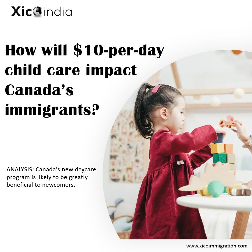 How might $10-per-day child care impact immigrants? - Xico India ...