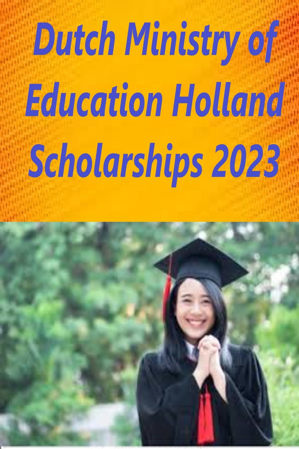 Dutch Ministry of Education Holland Scholarships 2023 - Ranndy Smith ...