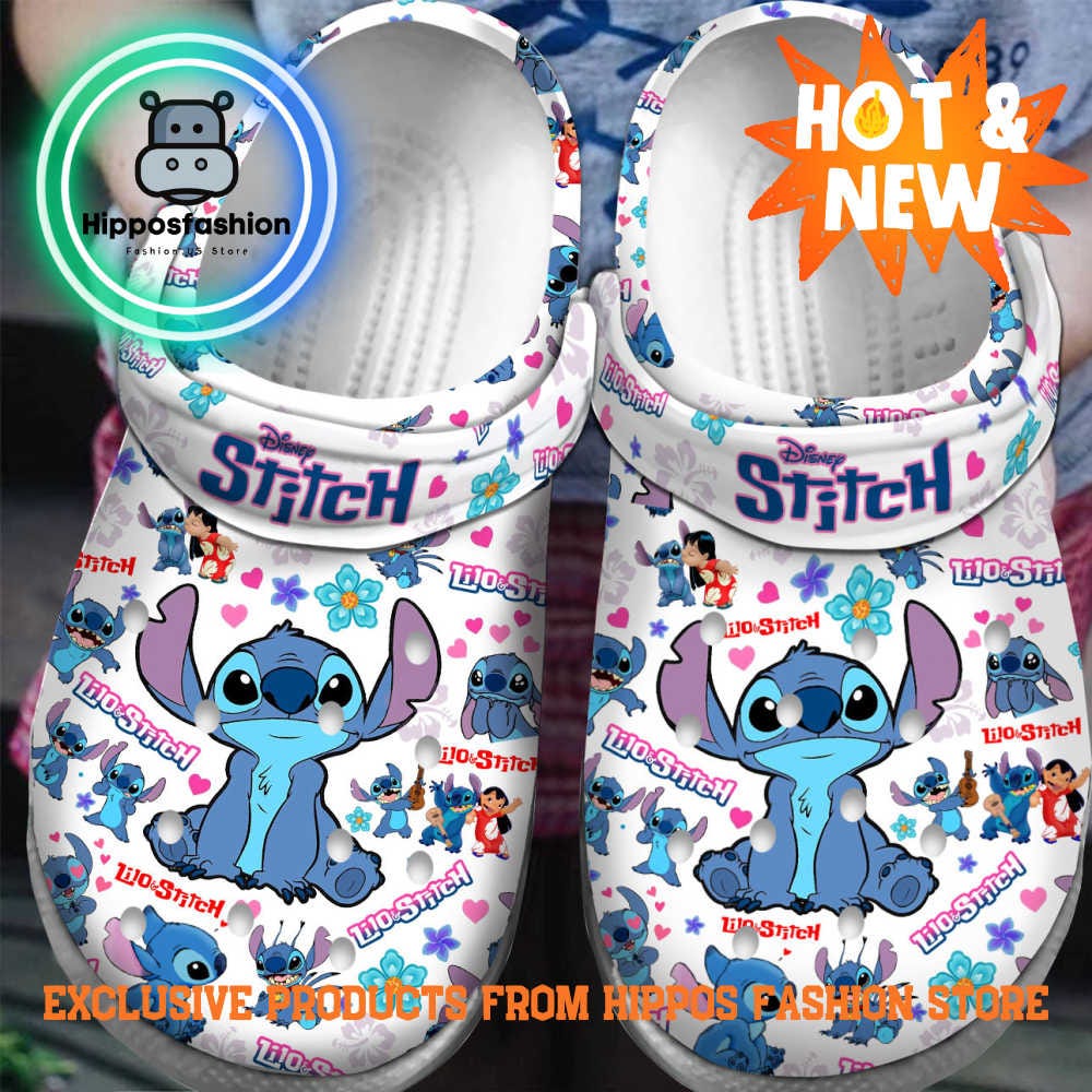 Premium Lilo & Stitch Cartoon Crocs Shoes - Hipposfashion Store - Medium