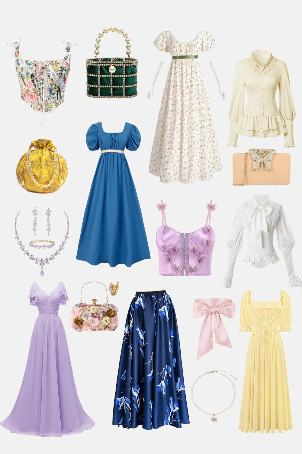 Bridgerton’s Refined Elegance: A Selection of Regency-inspired Clothing ...