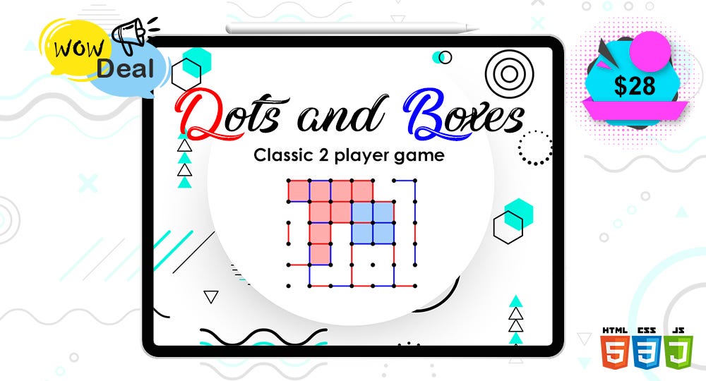Dots And Boxes Game - Nuclidacom - Medium
