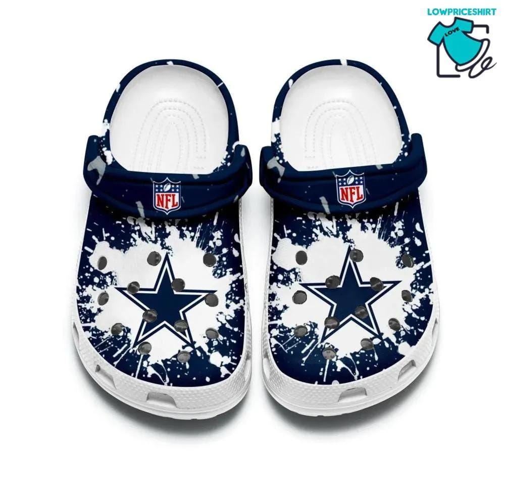 Crocs Shoes Clog Shoes Nfl Football Dallas Cowboys | by Jason Ward ...
