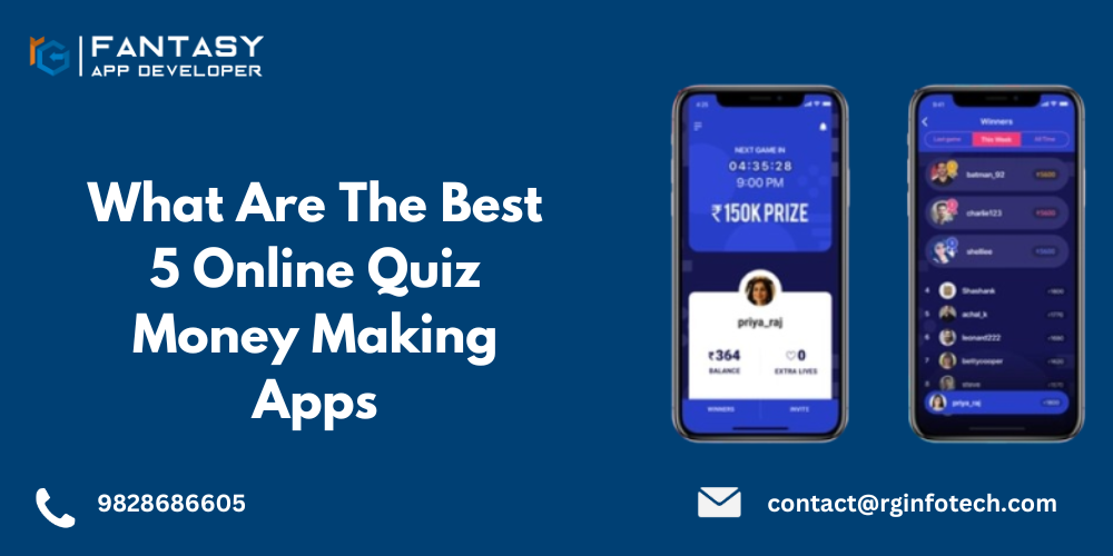 What Are The Best 5 Online Quiz Money Making Apps | by Fantasy App ...