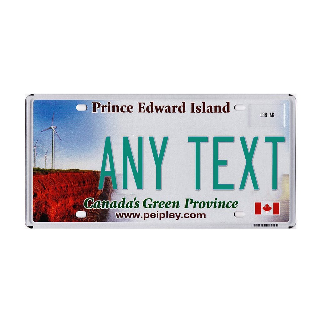 Prince Edward Island Custom Plate — Nene Solutions - Nenesolutions - Medium