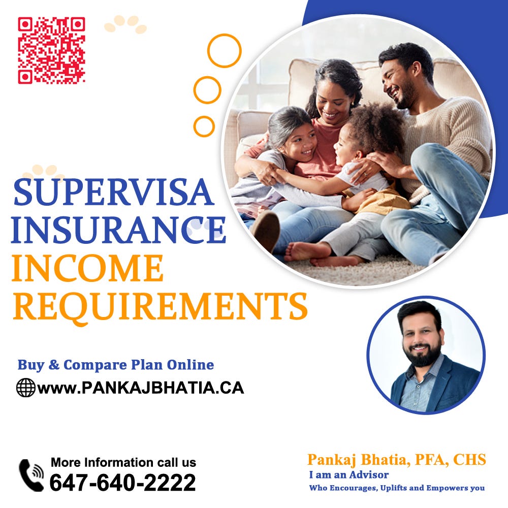 Super Visa Insurance: Income Requirements Guide - Pankaj Bhatia - Medium
