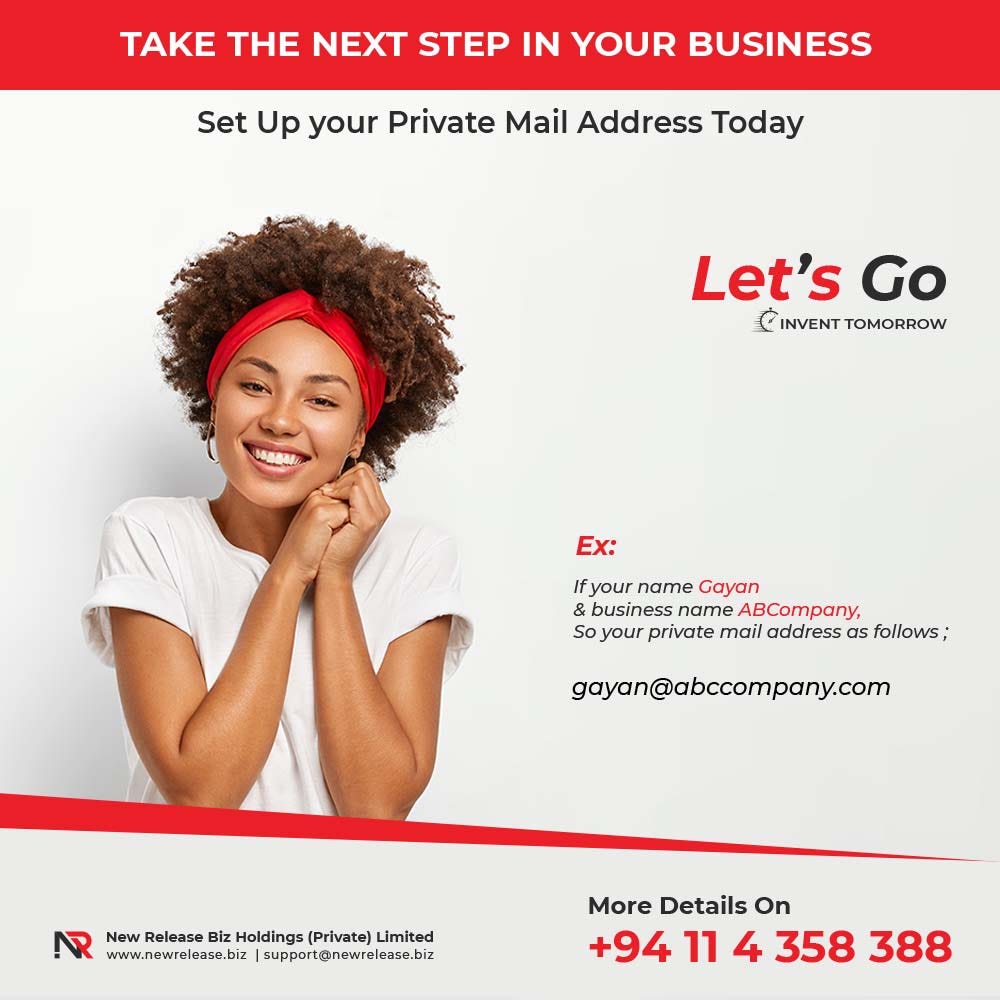 Take the next step in your business Set Up your Private Mail Address ...