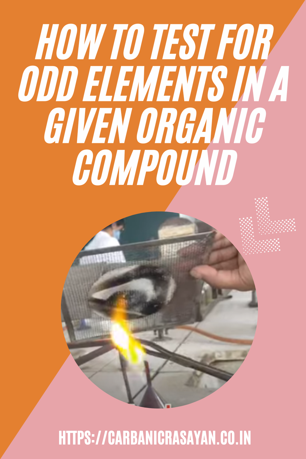 How to test for odd elements in a given organic compound This blog is ...