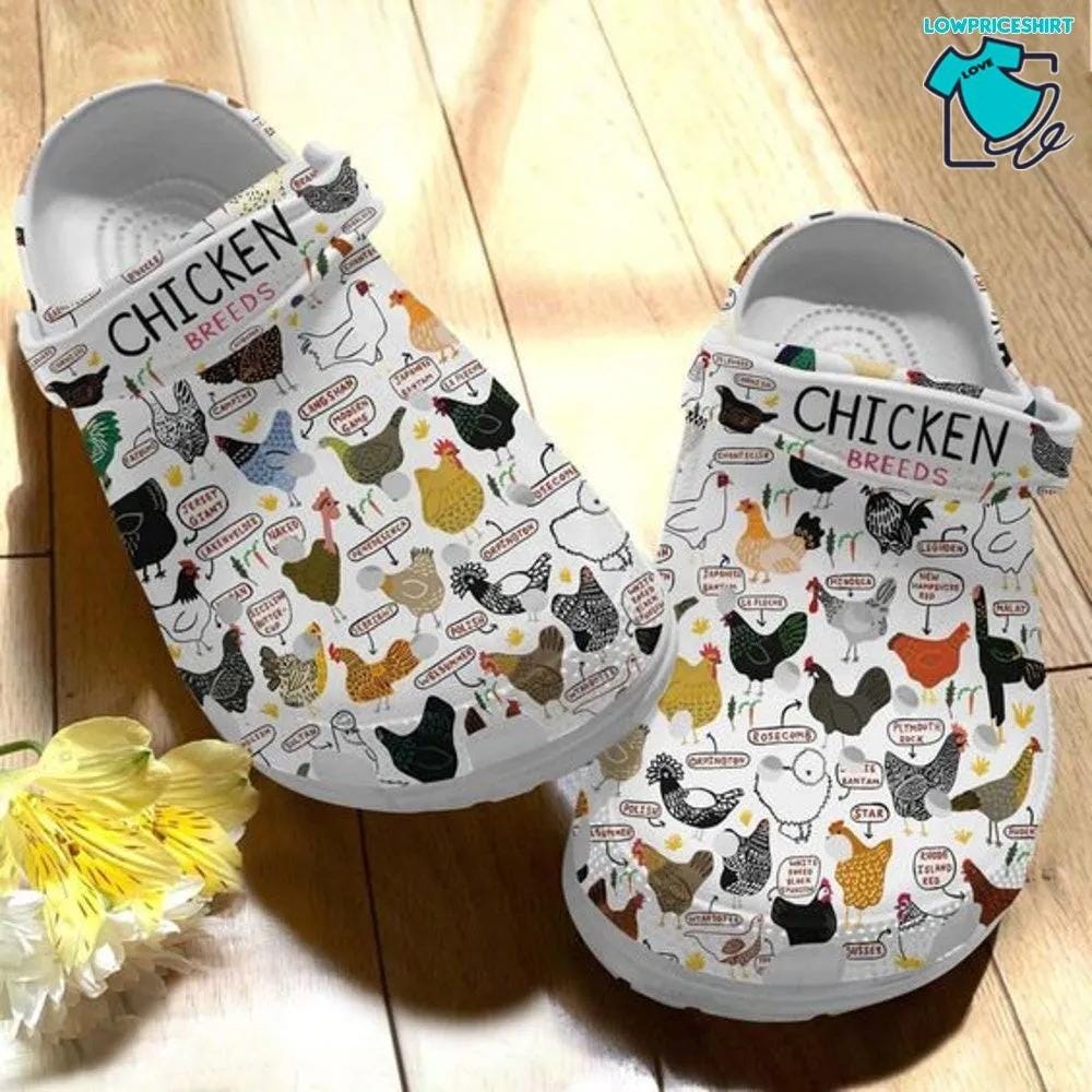 Chicken Breeds Crocs Gift Cartoon Chicken Shoes Crocbland Clog | by ...