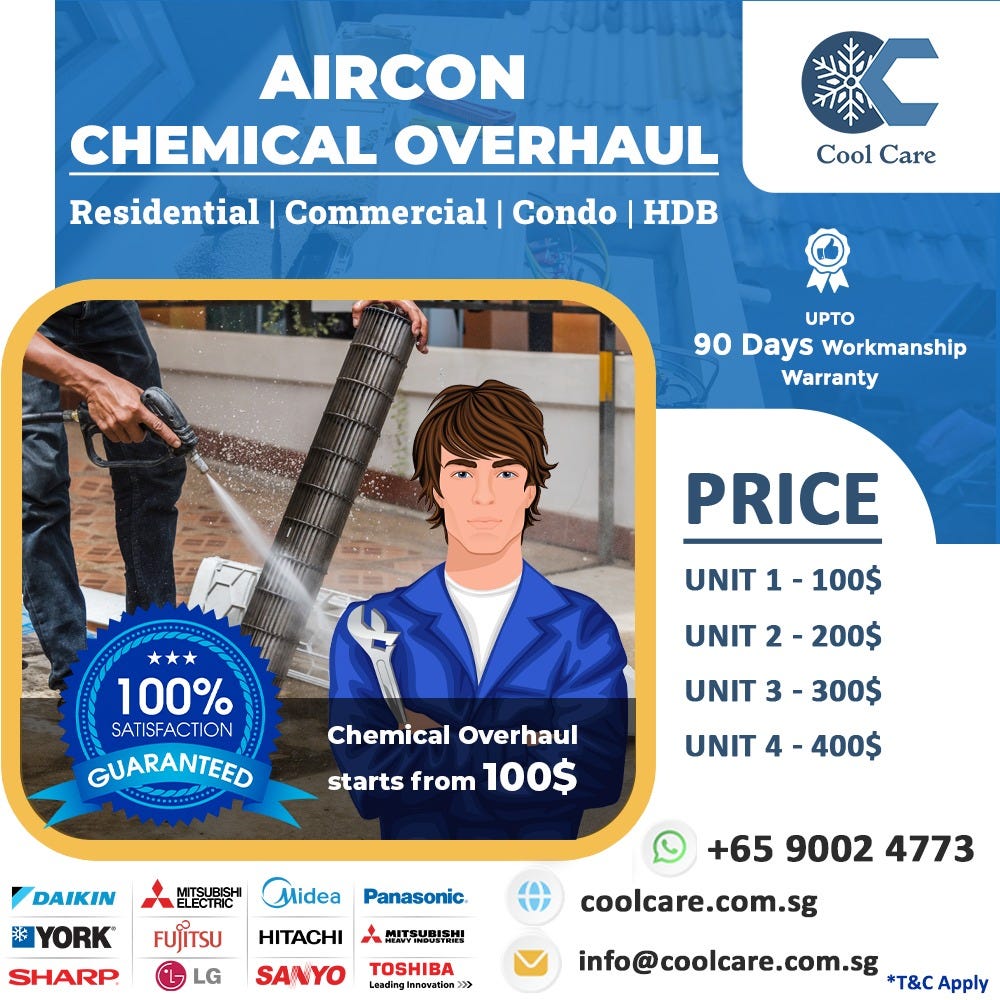 What is the Aircon chemical overhaul service? and Why it’s most ...