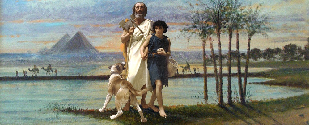 Whose Dead White Man?. Homer’s Return to Egypt | by LKM Maisel | EIDOLON