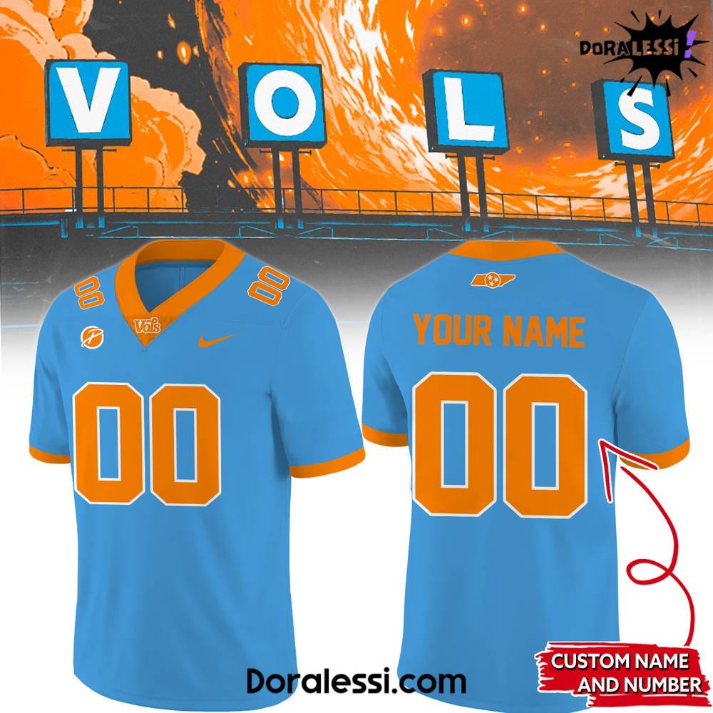 Tennessee Volunteers The Summit Blue Limited Edition Football Jersey ...